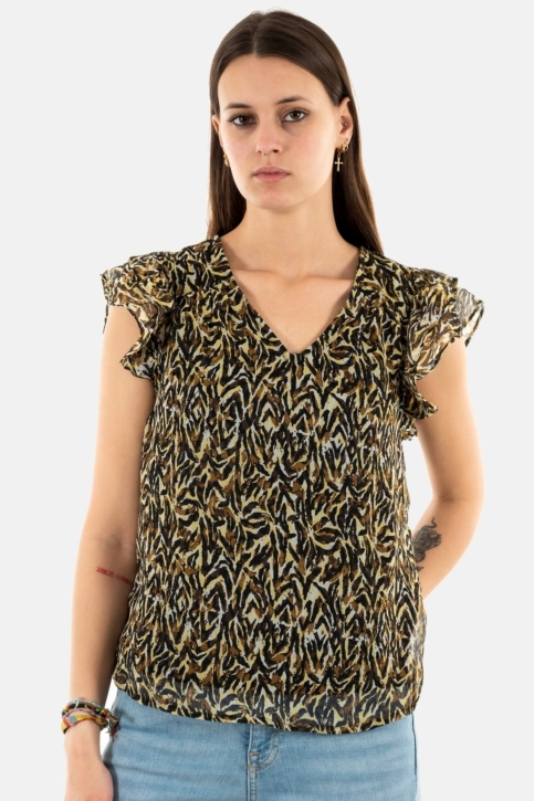 Only - eliza - tee shirt toasted coconut - Jeanstation.fr