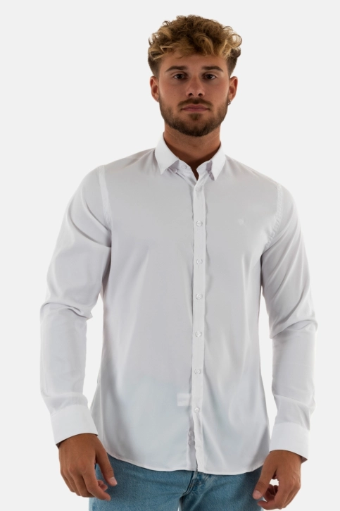 Benson & Cherry - latech - chemise blanc - Jeanstation.fr