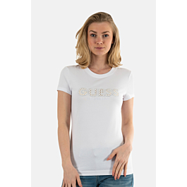 Guess jeans - w4gi14 - tee shirt g011 pure white - Jeanstation.fr